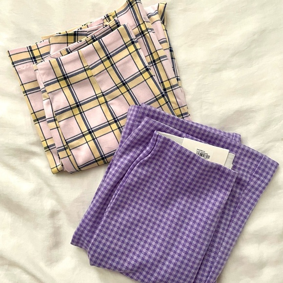 Glassons | Pants & Jumpsuits | Glassons Plaid Pant Bundle | Poshmark